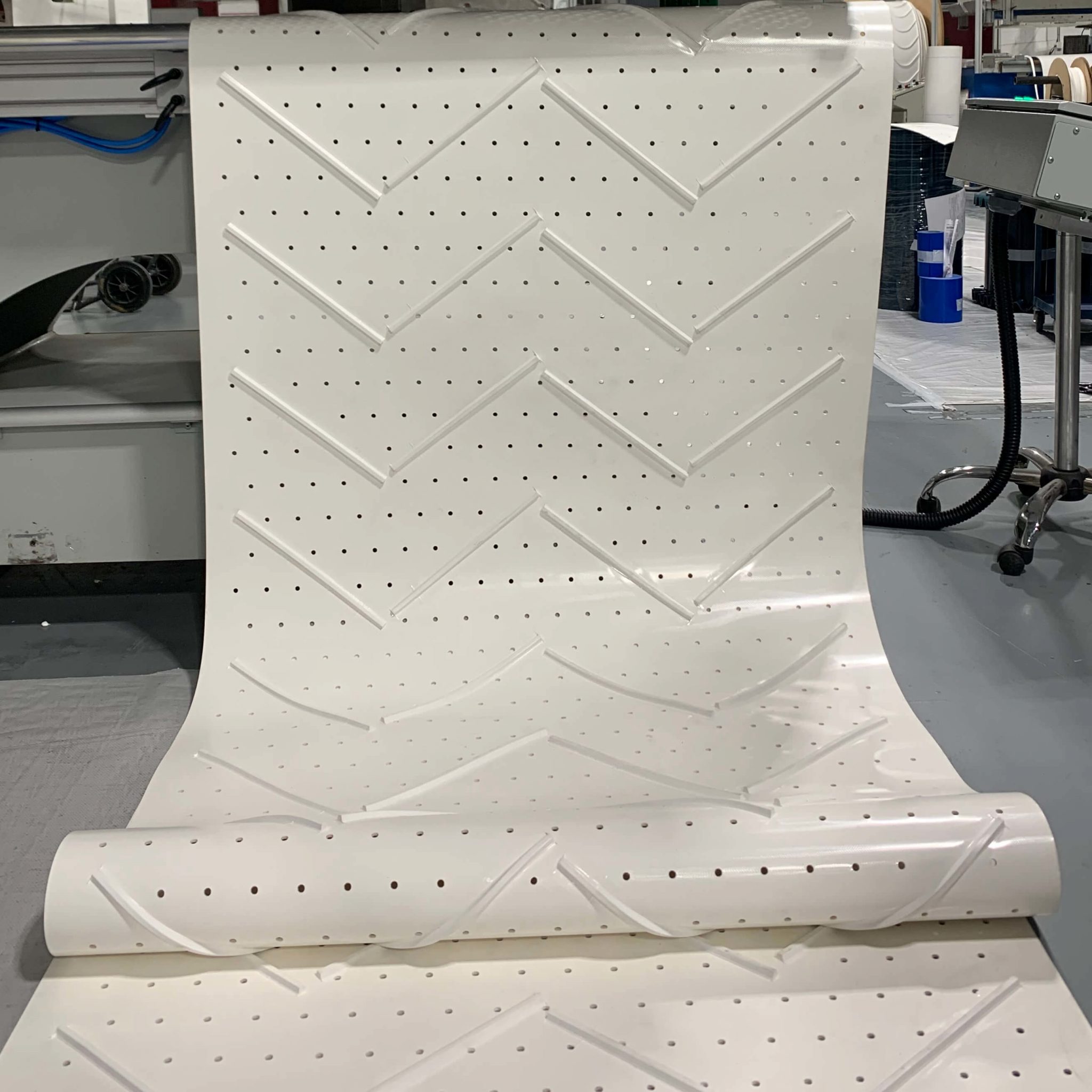 Bandas perforadas - Bandas de vacío, drenaje, elevadoras de cangilones.